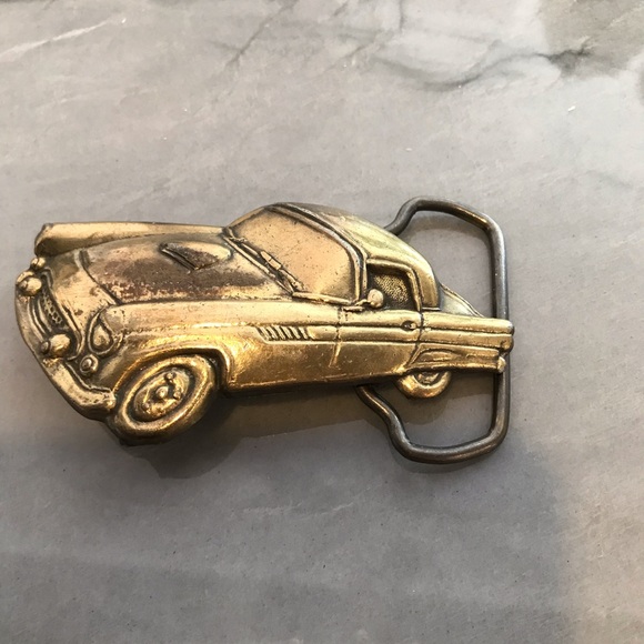 unbranded | Accessories | Vintage Classic Muscle Car Belt Buckle Brass ...